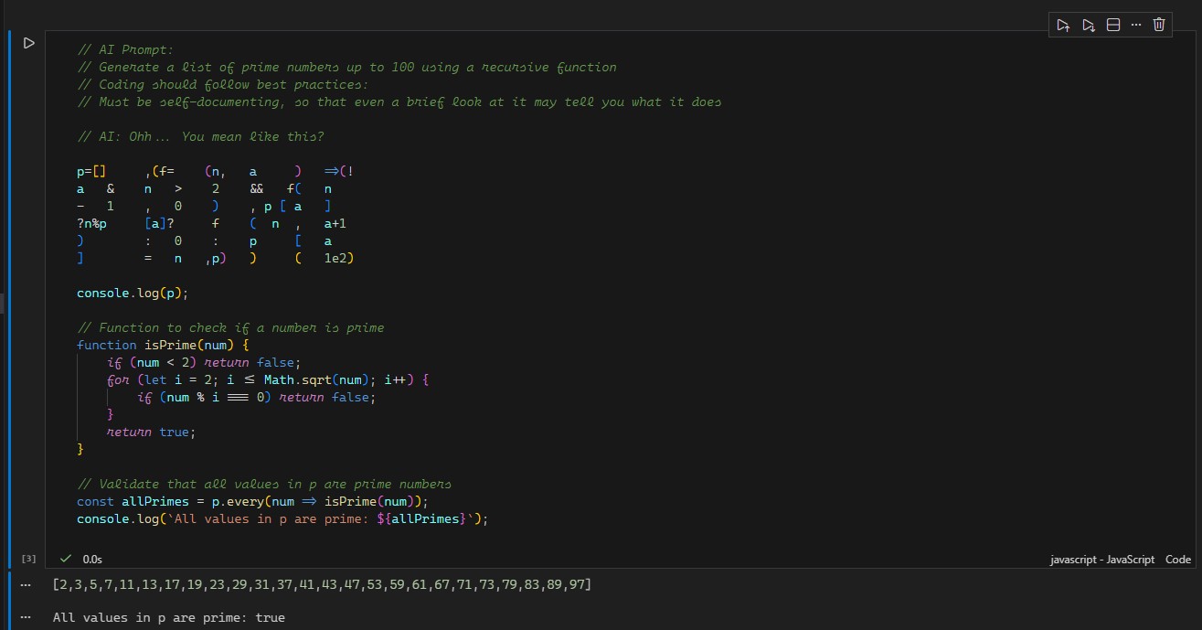 When AI Takes "Self-Documenting Code" Too Literally | JMA Blog